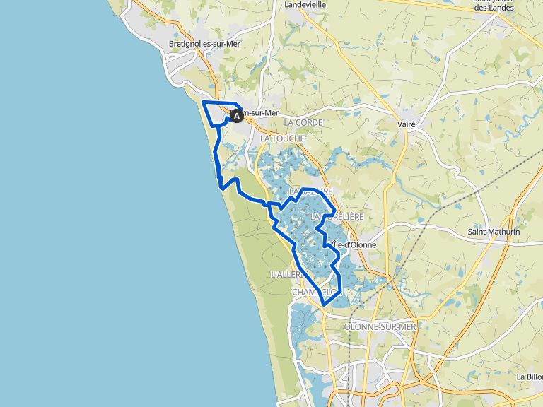 28.4k Brem-sur-Mer | Laufrunde | Komoot